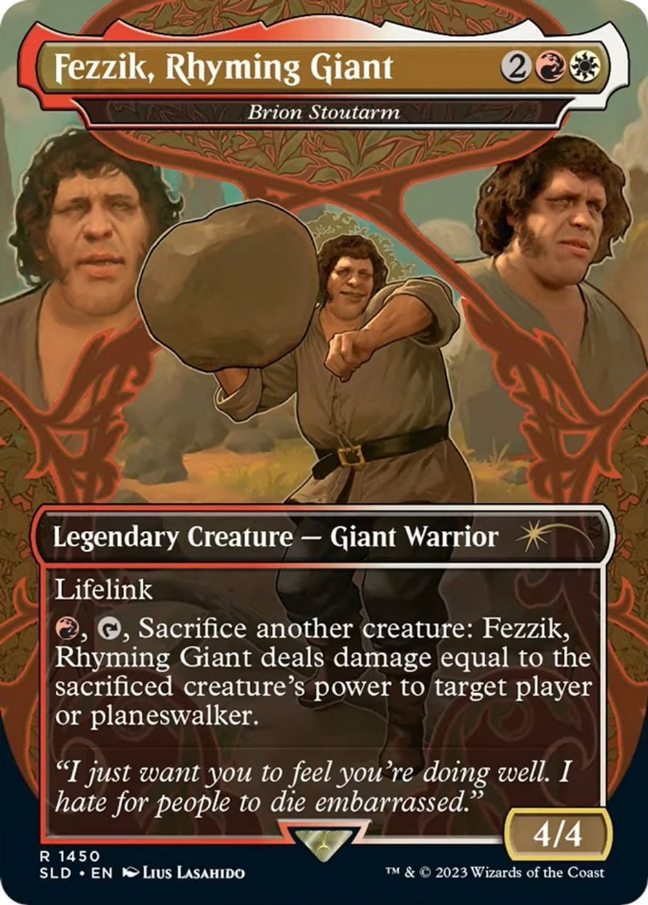 Fezzik, Rhyming Giant - Brion Stoutarm - Secret Lair Drop Series ...