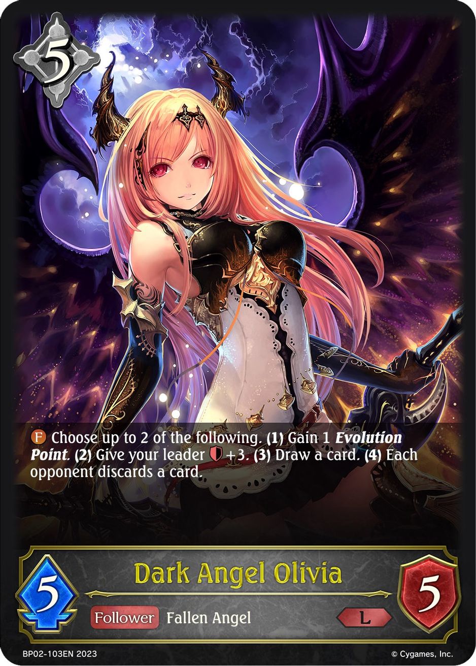 Dark Angel Olivia - BP02: Reign of Bahamut - Shadowverse: Evolve