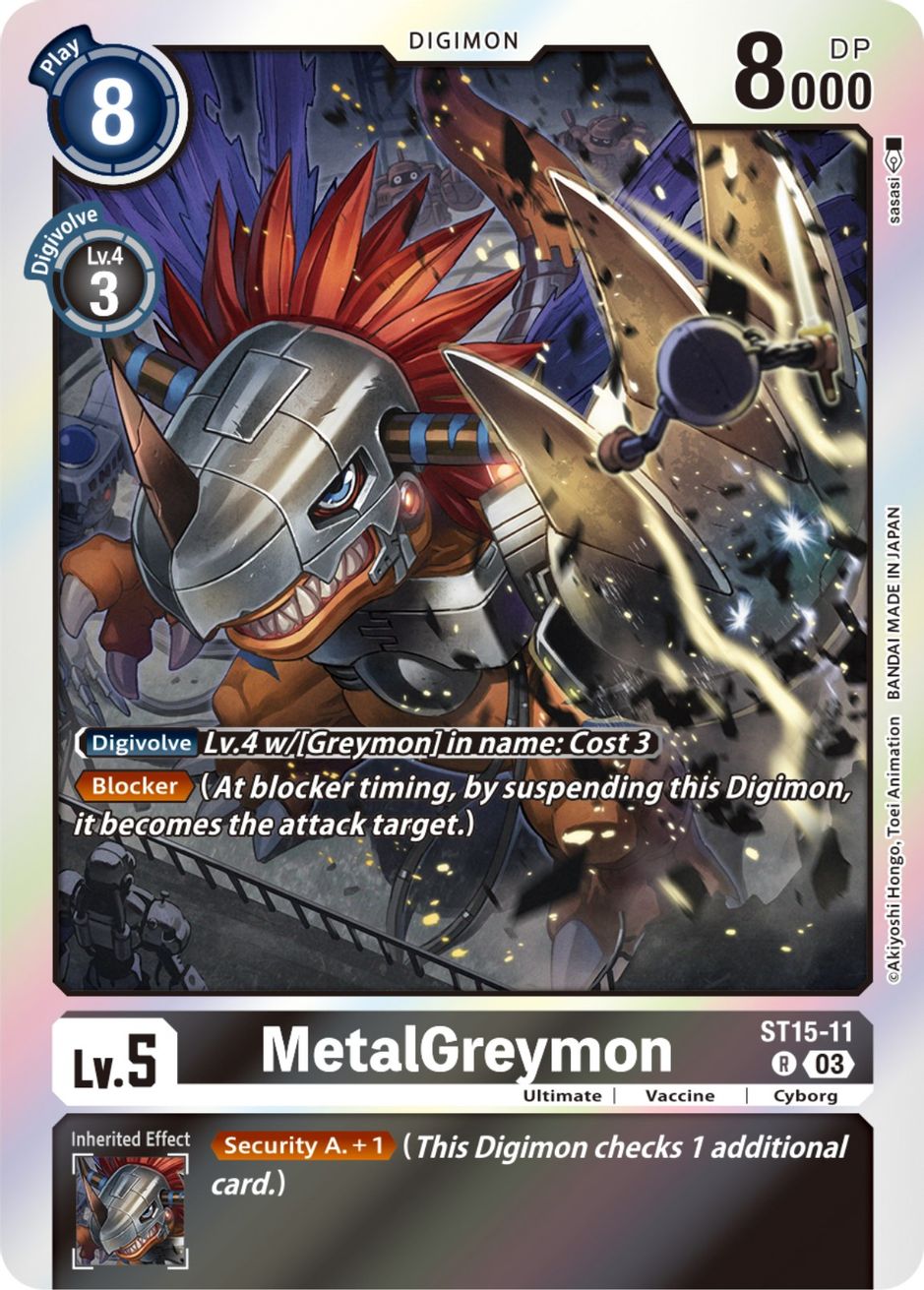 MetalGreymon - Starter Deck 15: Dragon of Courage - Digimon Card Game