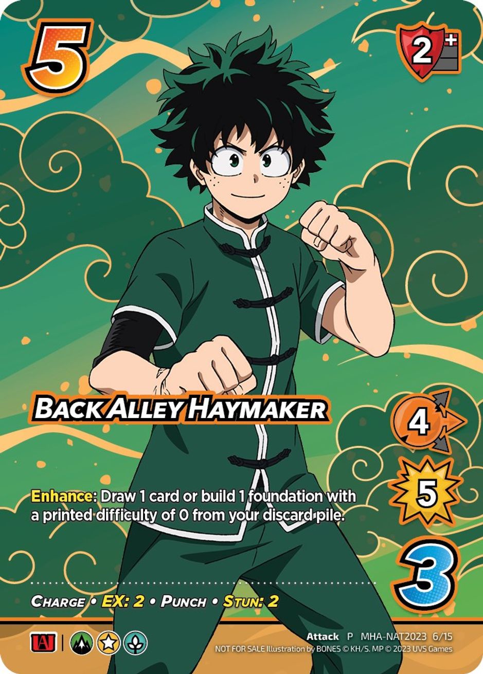 Back Alley Haymaker (Pro Hero Nationals 2023) - UniVersus: My Hero ...