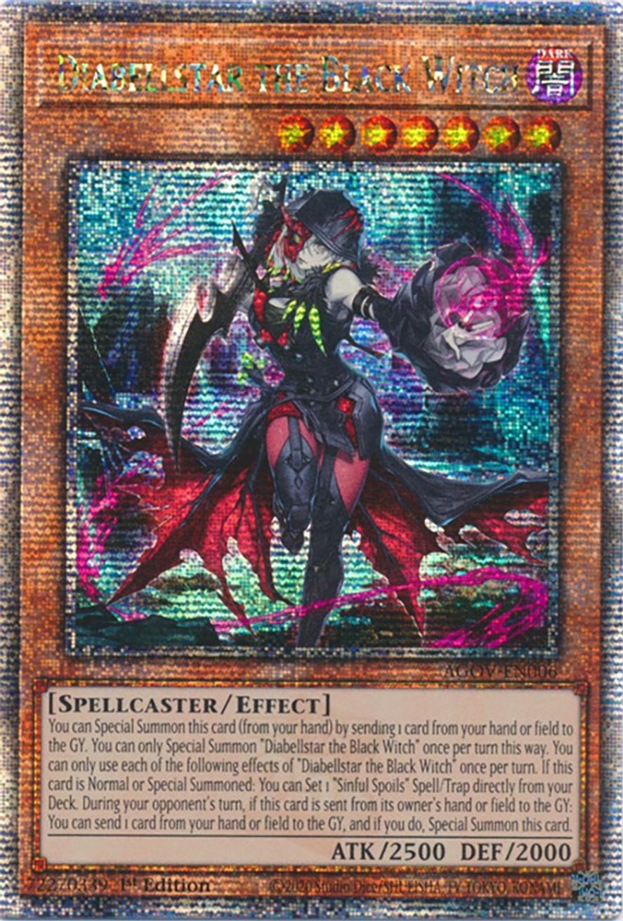 Diabellstar the Black Witch (Quarter Century Secret Rare) - Age of ...