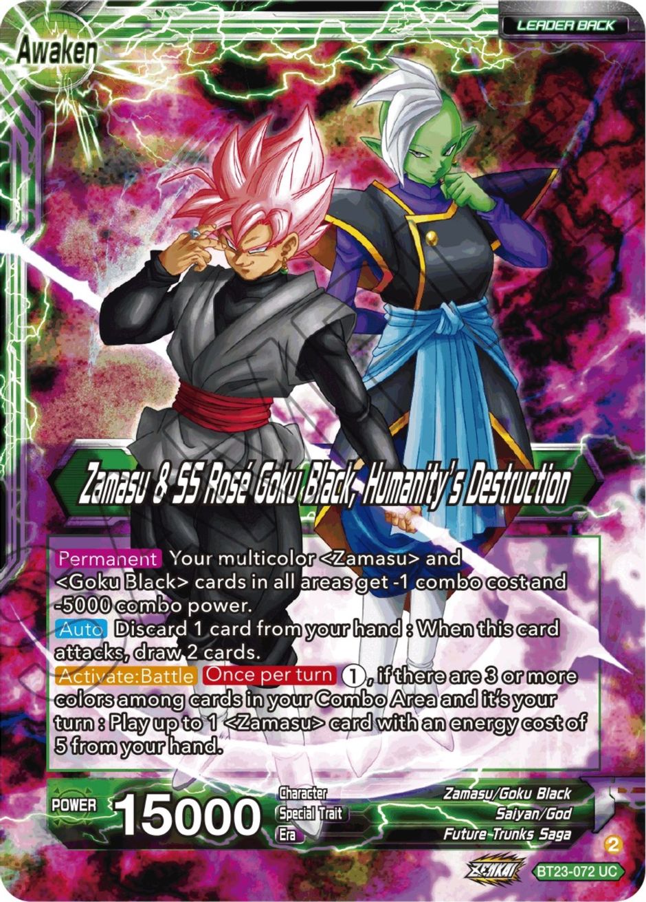 Zamasu & Goku Black // Zamasu & SS Rose Goku Black, Humanity's Destruction - Perfect Combination ...