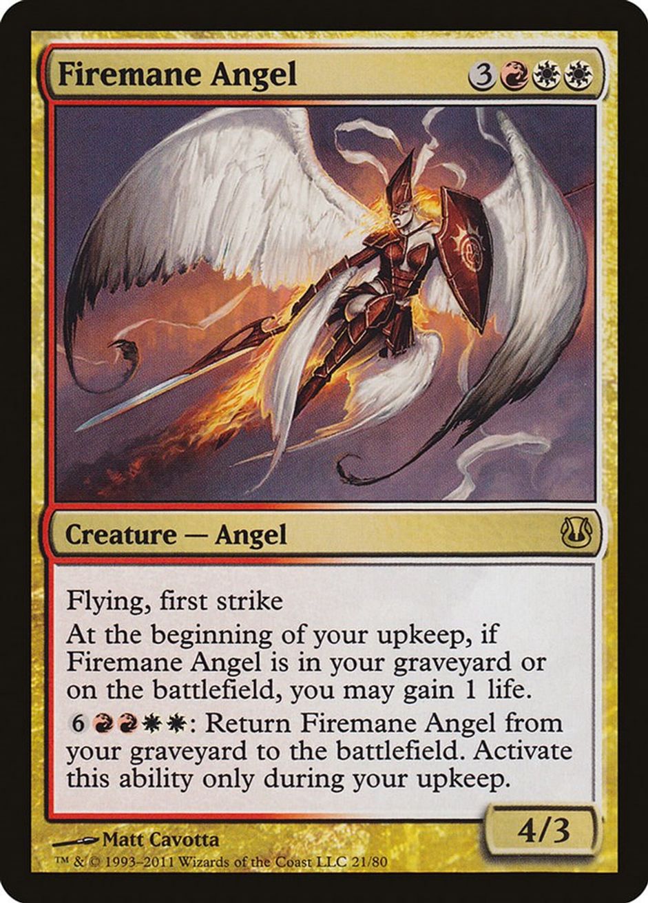Firemane Angel - Duel Decks: Ajani vs. Nicol Bolas - Magic: The Gathering