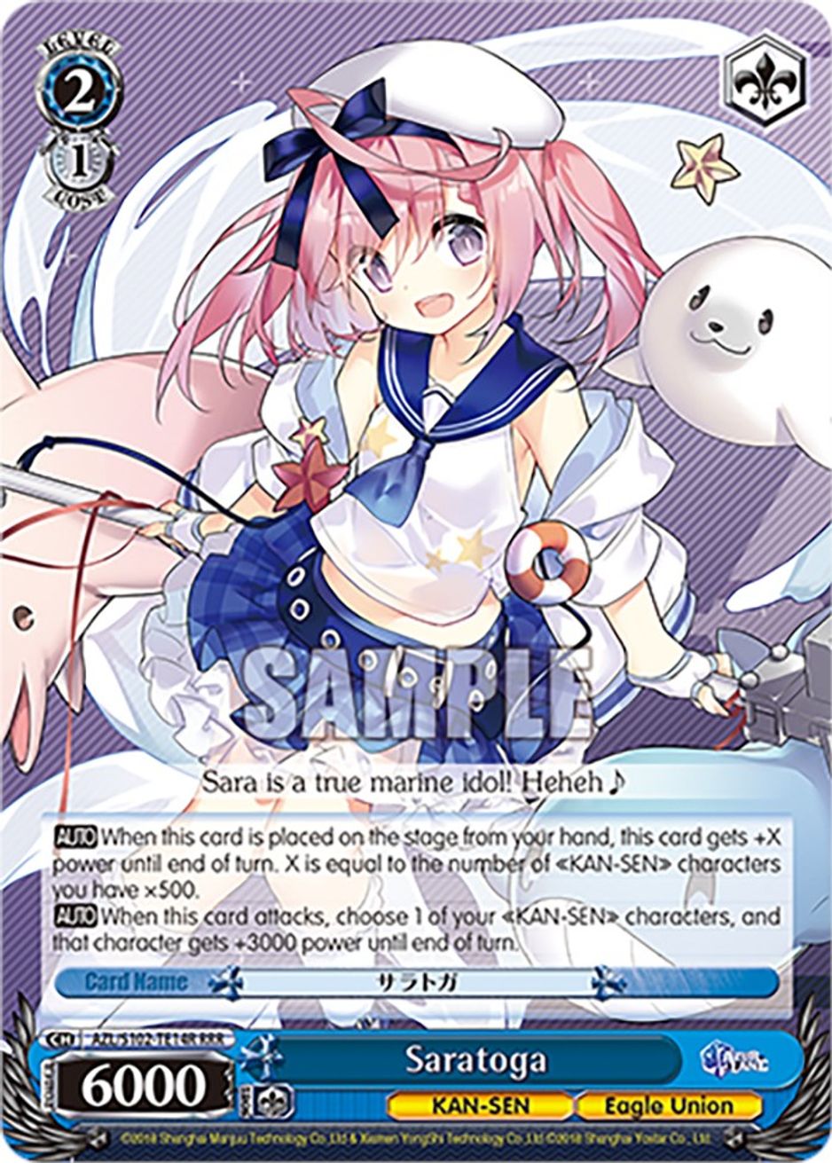 Saratoga (RRR) - Azur Lane - Weiss Schwarz