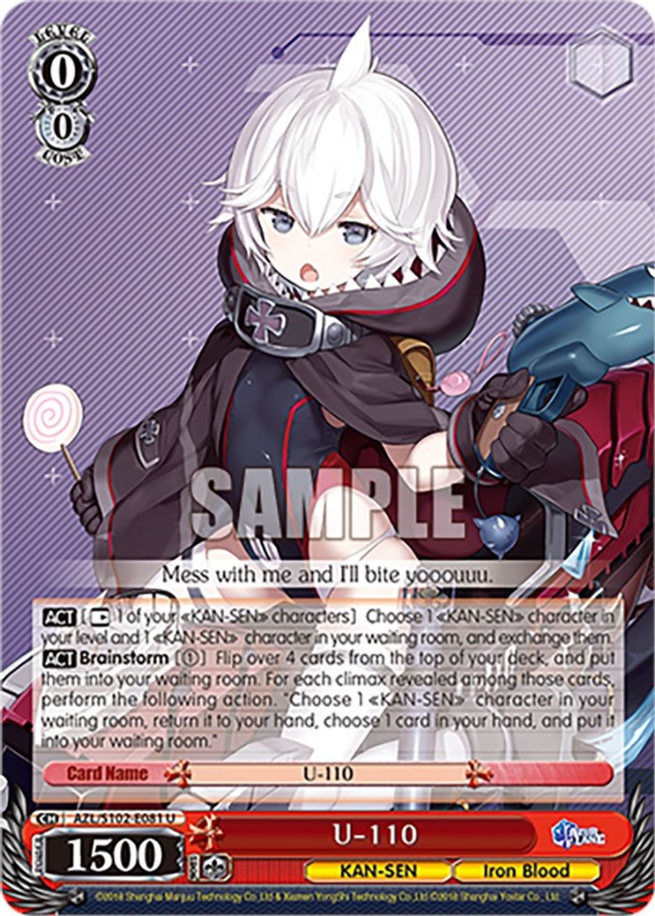 U-110 - Azur Lane - Weiss Schwarz