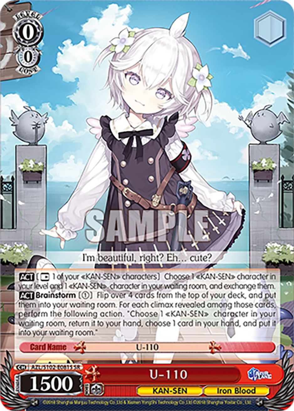 U-110 (SR) - Azur Lane - Weiss Schwarz