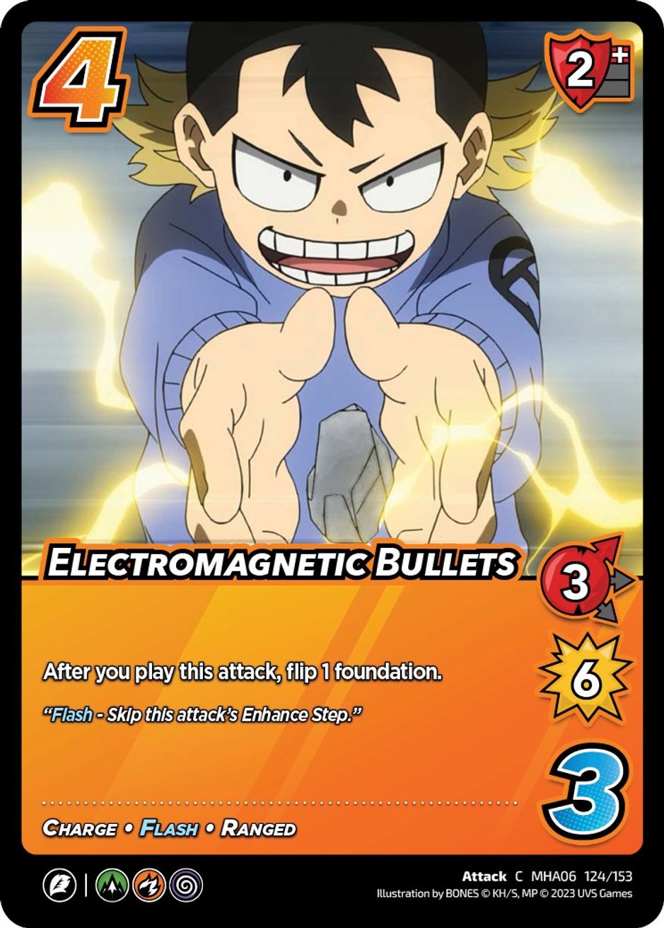 Electromagnetic Bullets - UniVersus: My Hero Academia: Jet Burn - UniVersus