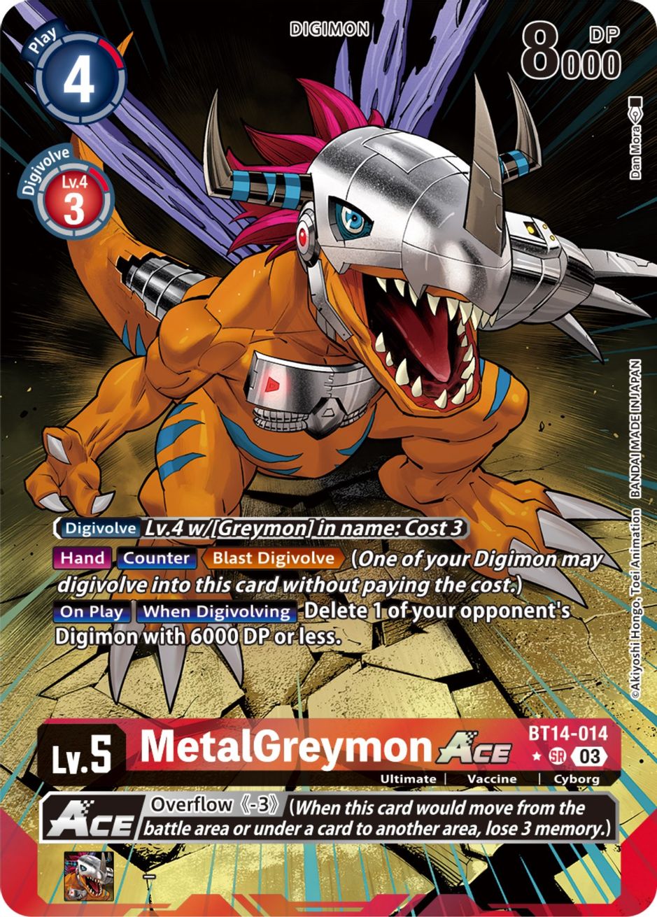 MetalGreymon ACE (English Exclusive Alternate Art) - Blast Ace - Digimon Card Game