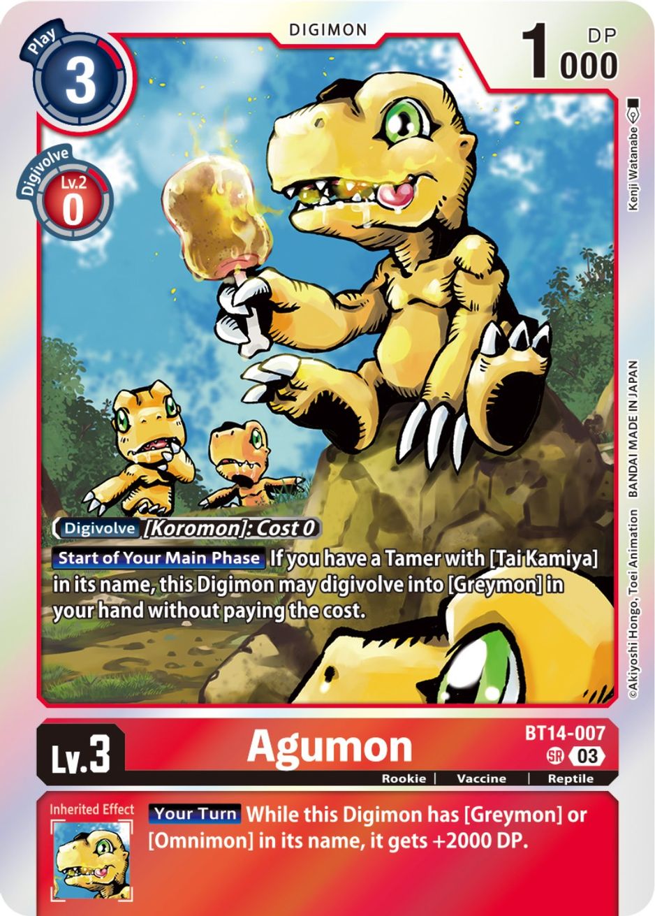 Agumon - Blast Ace - Digimon Card Game
