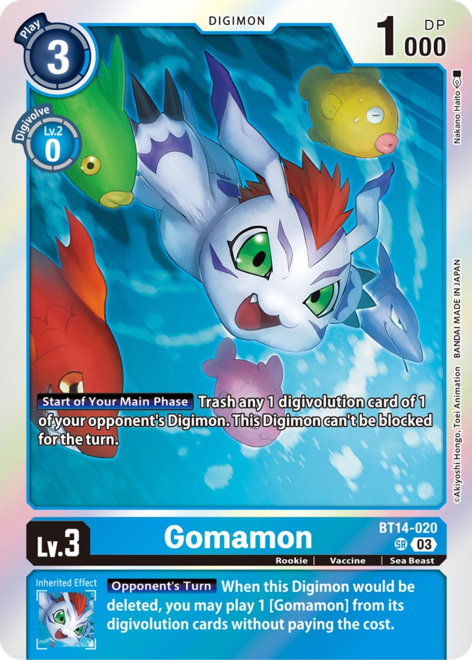 Gomamon - Blast Ace - Digimon Card Game