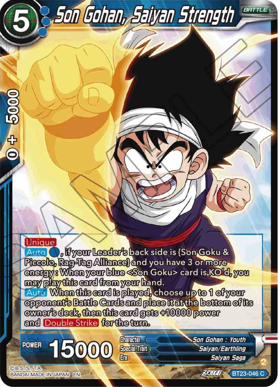 Son Gohan, Saiyan Strength - Perfect Combination - Dragon Ball Super: Masters