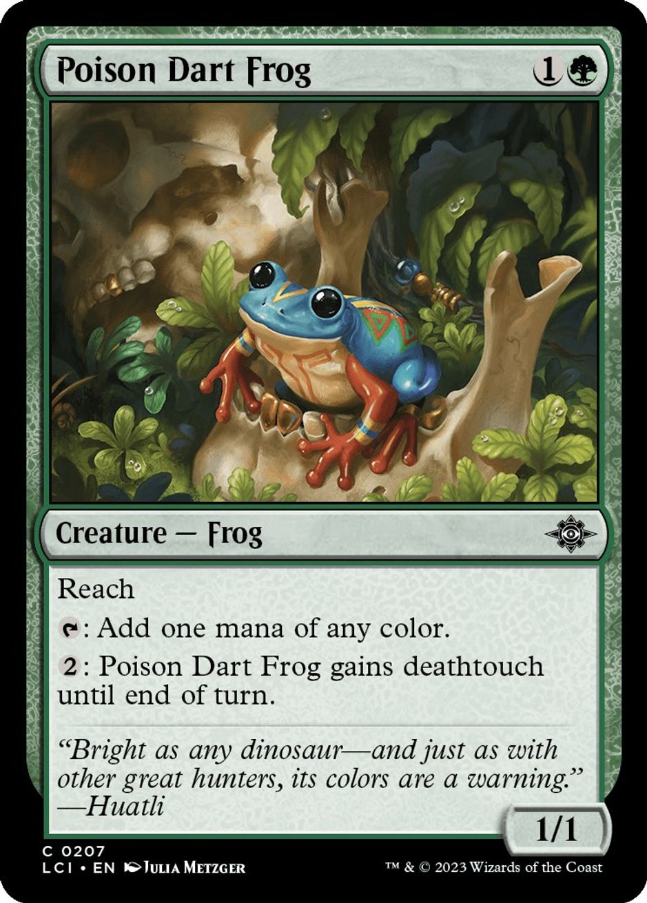 Poison Dart Frog - The Lost Caverns of Ixalan - Magic: The Gathering