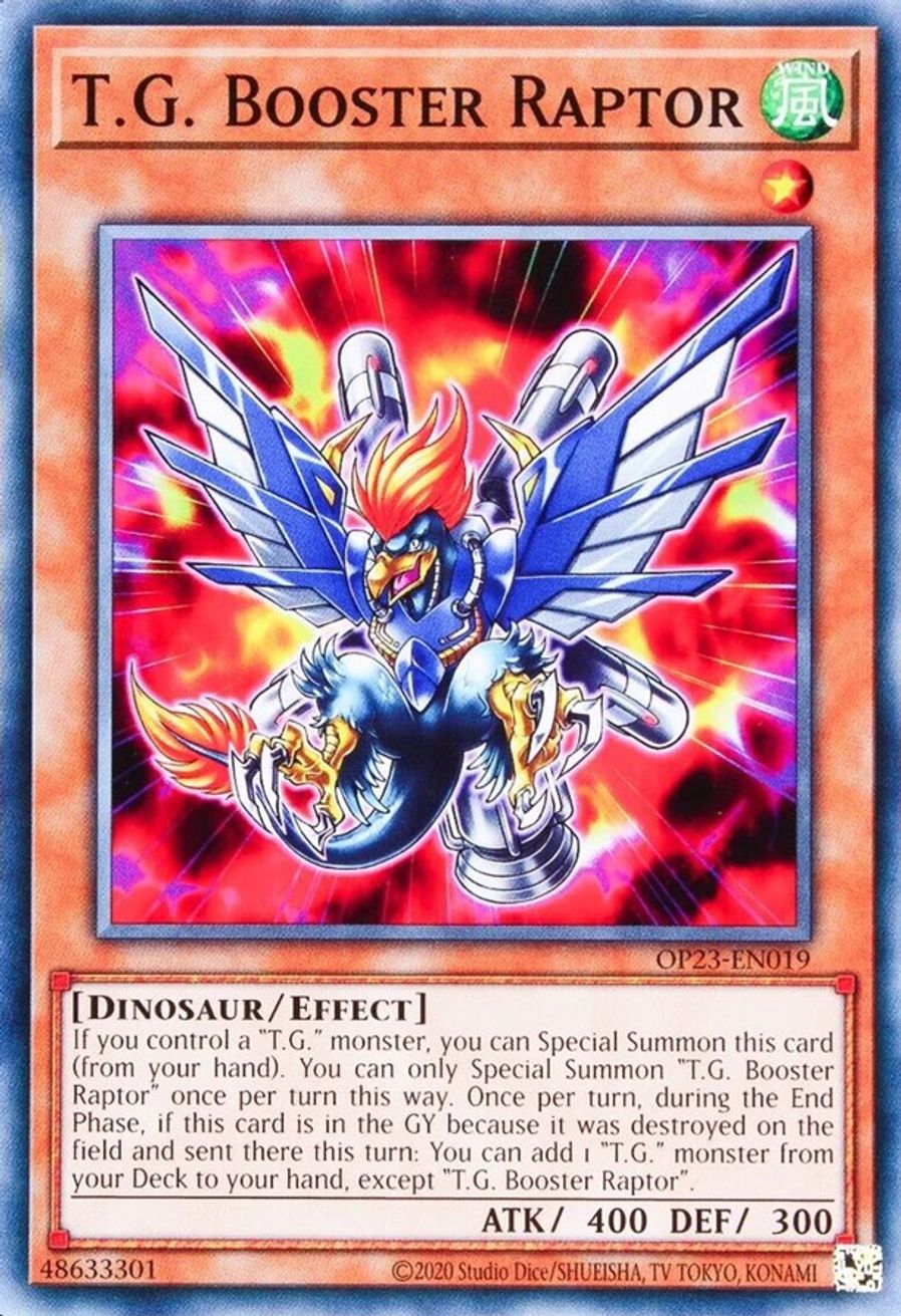 T.G. Booster Raptor - OTS Tournament Pack 23 - YuGiOh