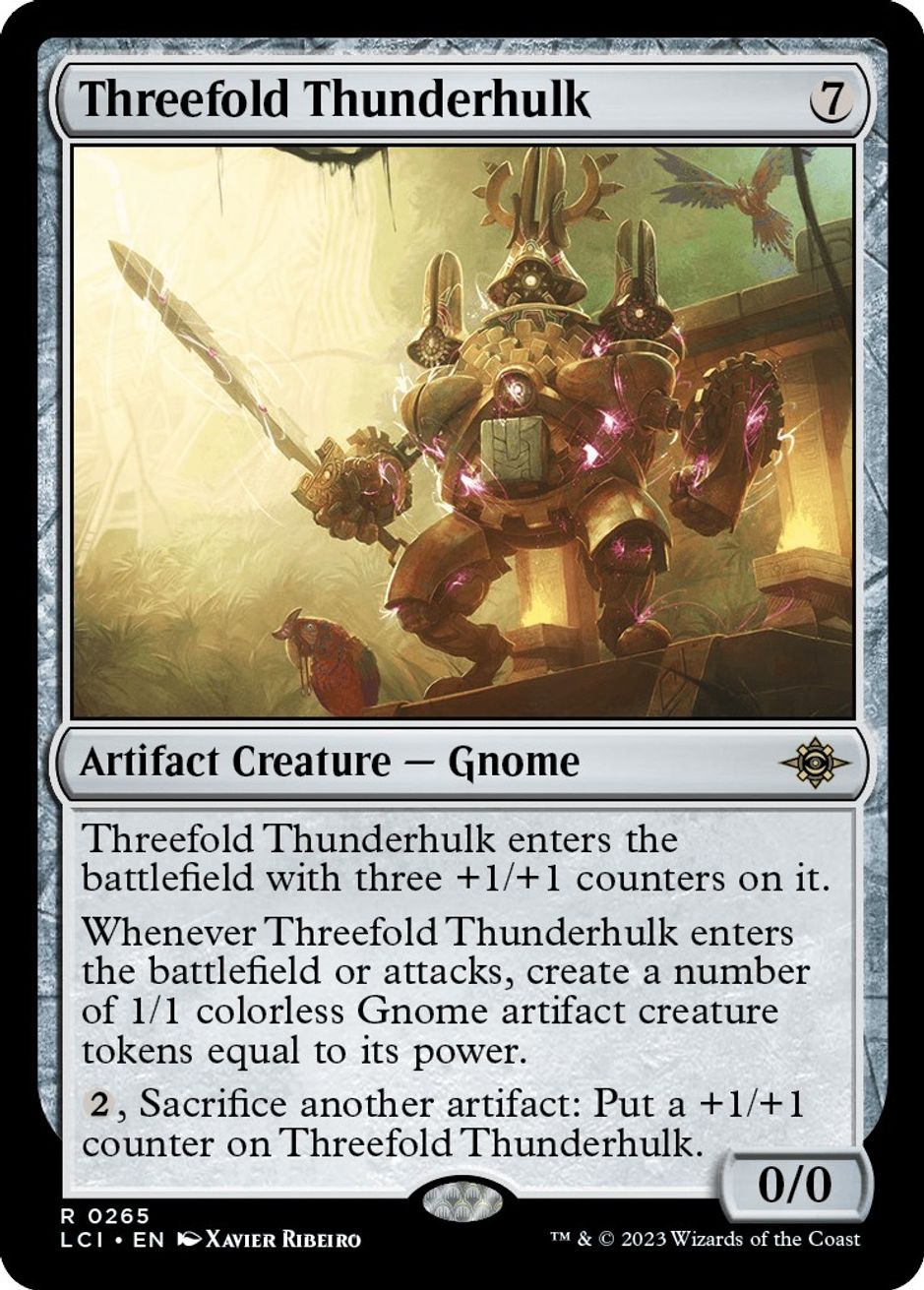 Threefold Thunderhulk - The Lost Caverns of Ixalan - Magic: The Gathering