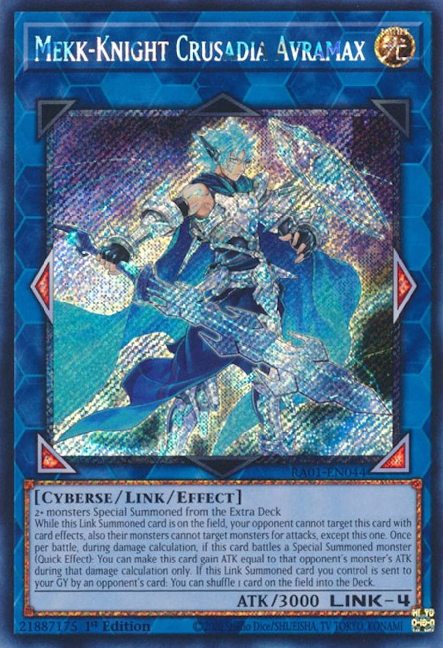Mekk-Knight Crusadia Avramax (Platinum Secret Rare) - 25th Anniversary ...