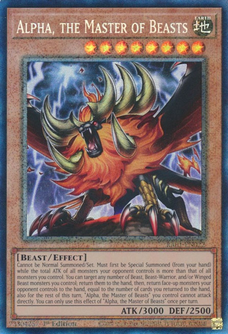 Alpha, the Master of Beasts (PCR) - 25th Anniversary Rarity Collection - YuGiOh