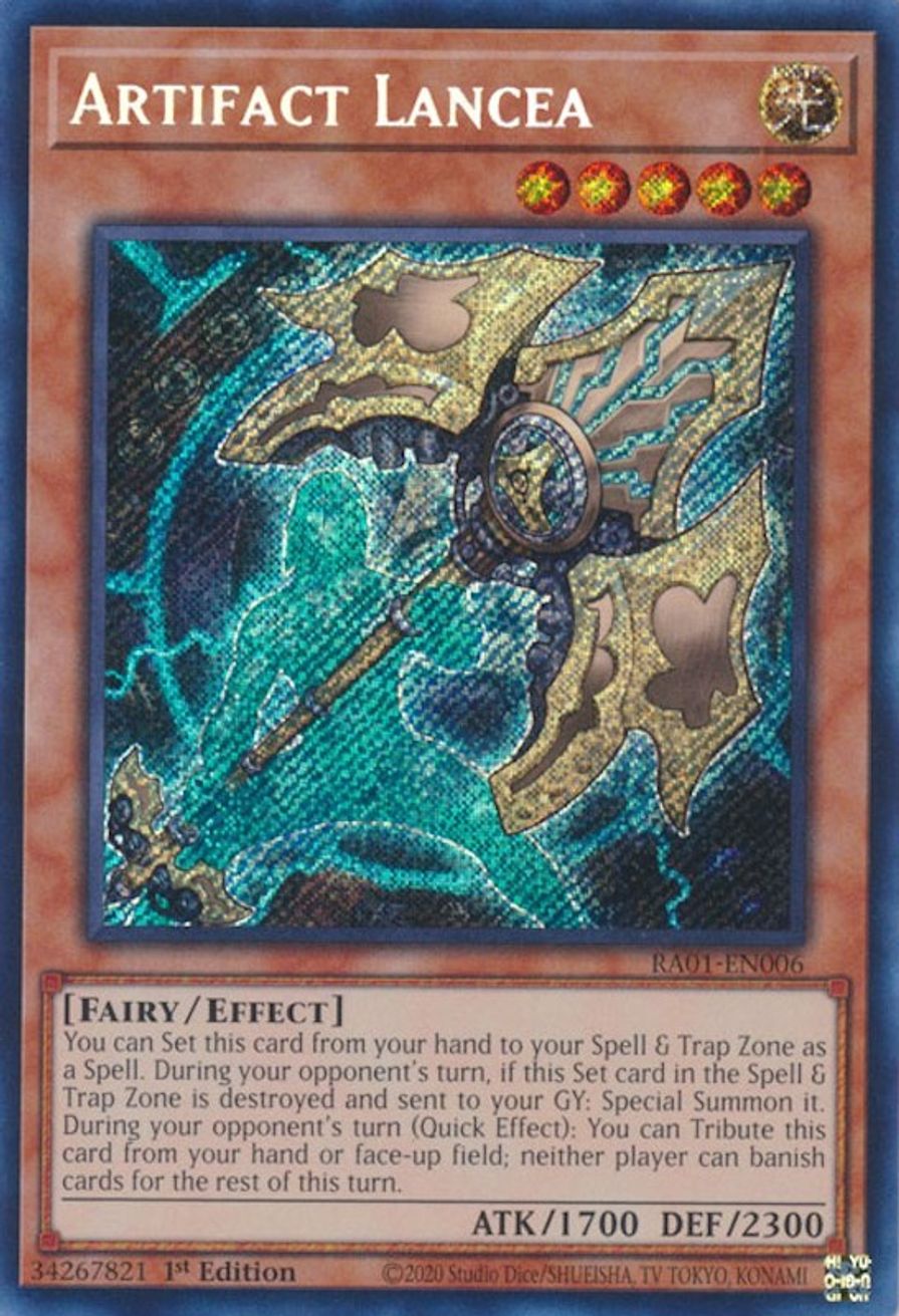 Artifact Lancea (Secret Rare) - 25th Anniversary Rarity Collection - YuGiOh