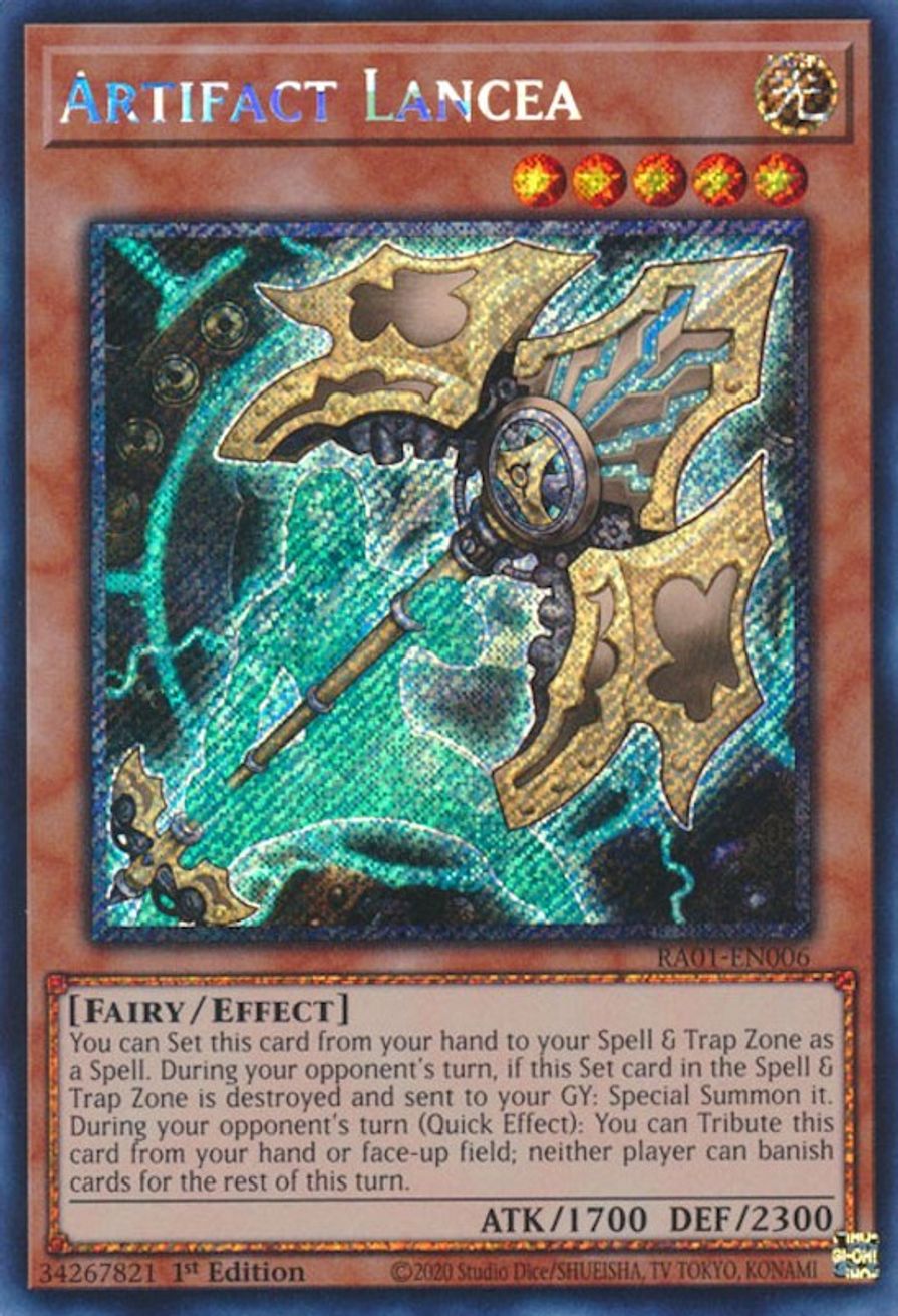Artifact Lancea (Platinum Secret Rare) - 25th Anniversary Rarity ...
