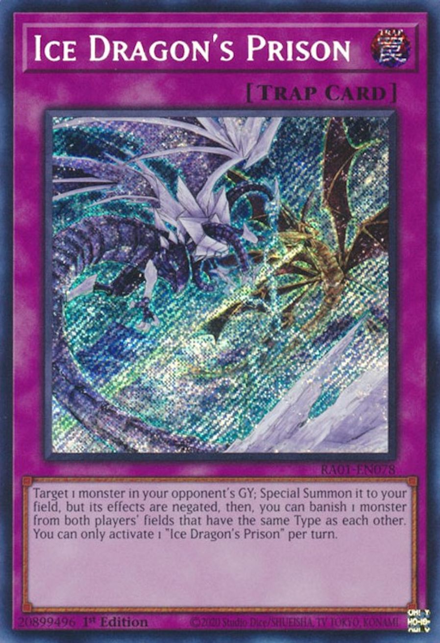 Ice Dragon's Prison (Secret Rare) - 25th Anniversary Rarity Collection - YuGiOh