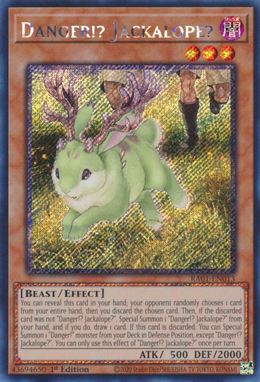 Danger!? Jackalope? (Platinum Secret Rare) - 25th Anniversary Rarity Collection - YuGiOh