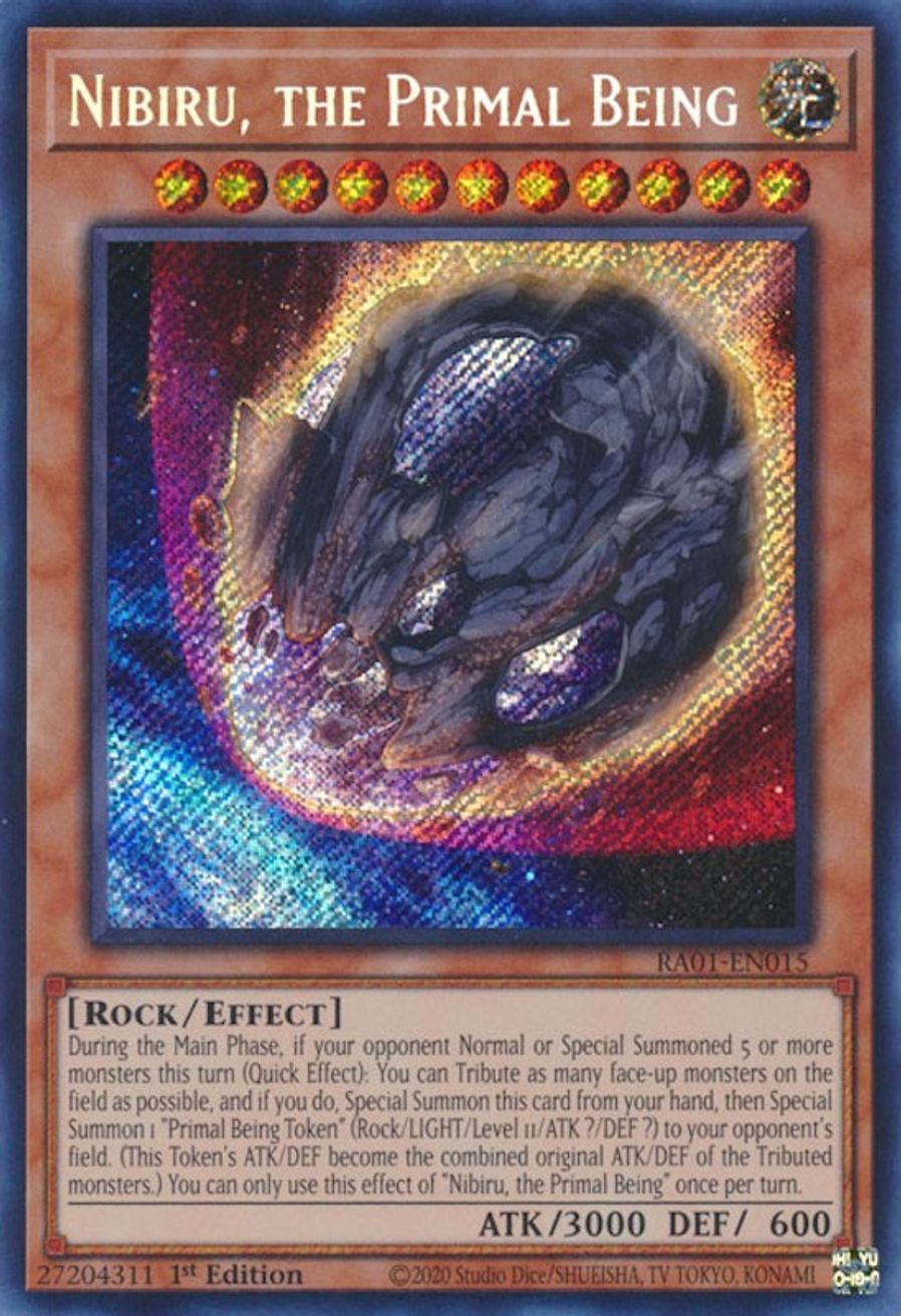 Nibiru, the Primal Being (Secret Rare) - 25th Anniversary Rarity ...