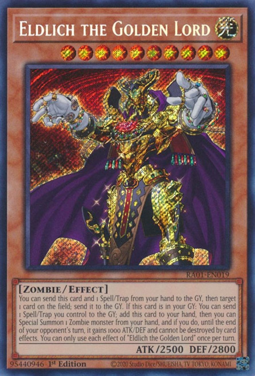 Eldlich the Golden Lord (Secret Rare) - 25th Anniversary Rarity ...