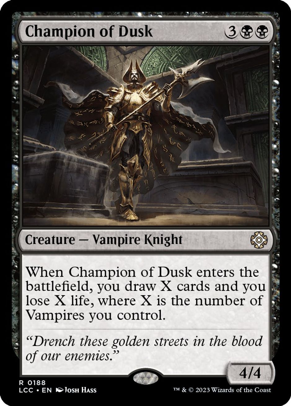 Champion of Dusk - Commander: The Lost Caverns of Ixalan - Magic: The ...