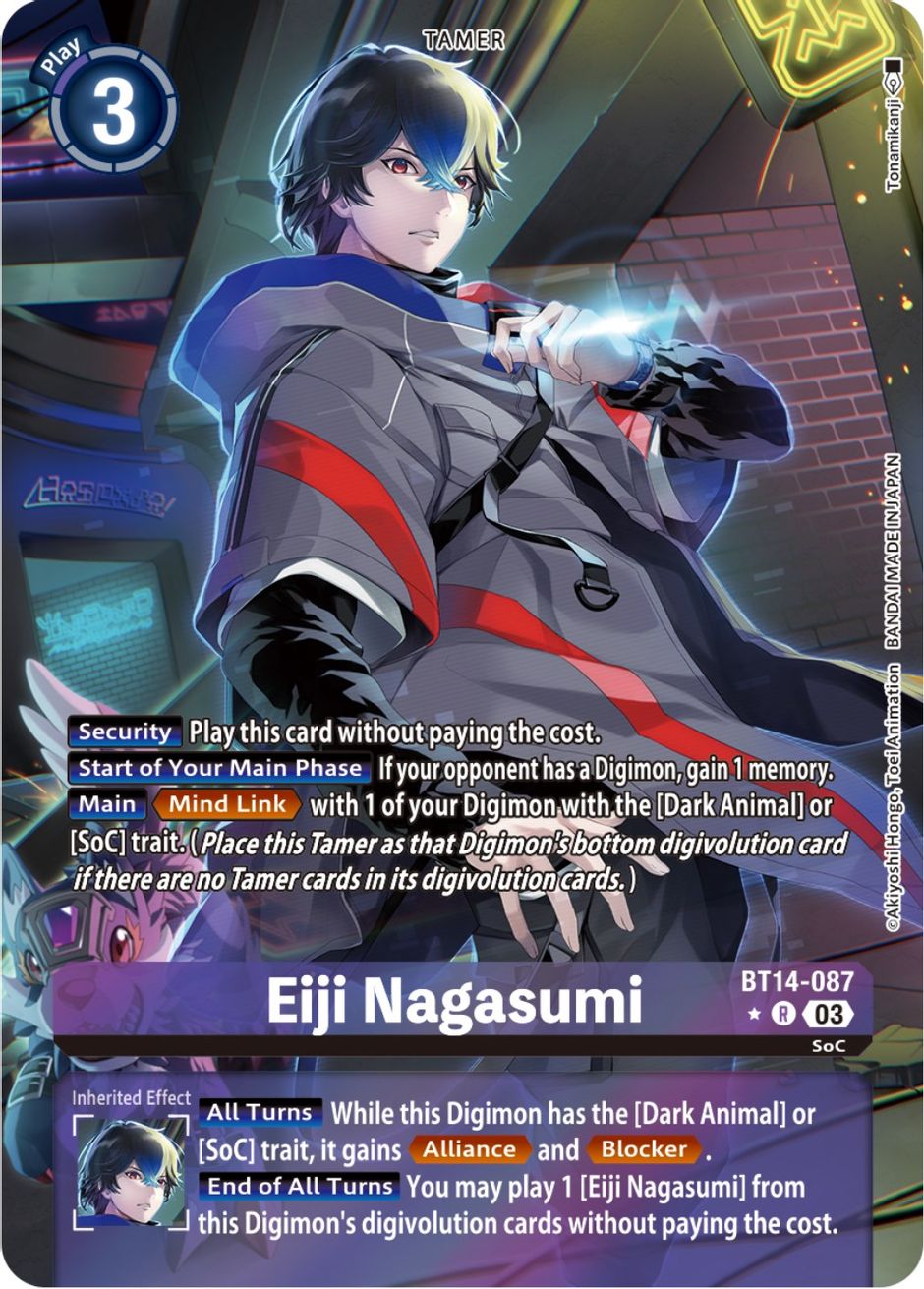 Eiji Nagasumi (Alternate Art) - Blast Ace - Digimon Card Game