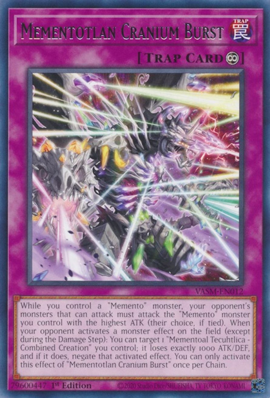 Mementotlan Cranium Burst - Valiant Smashers - YuGiOh