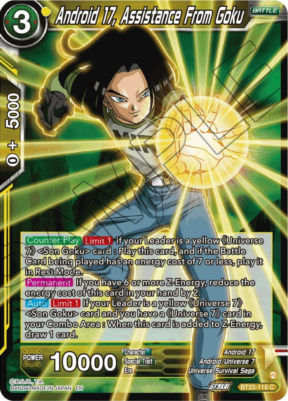Android 17, Assistance From Goku - Perfect Combination - Dragon Ball Super: Masters