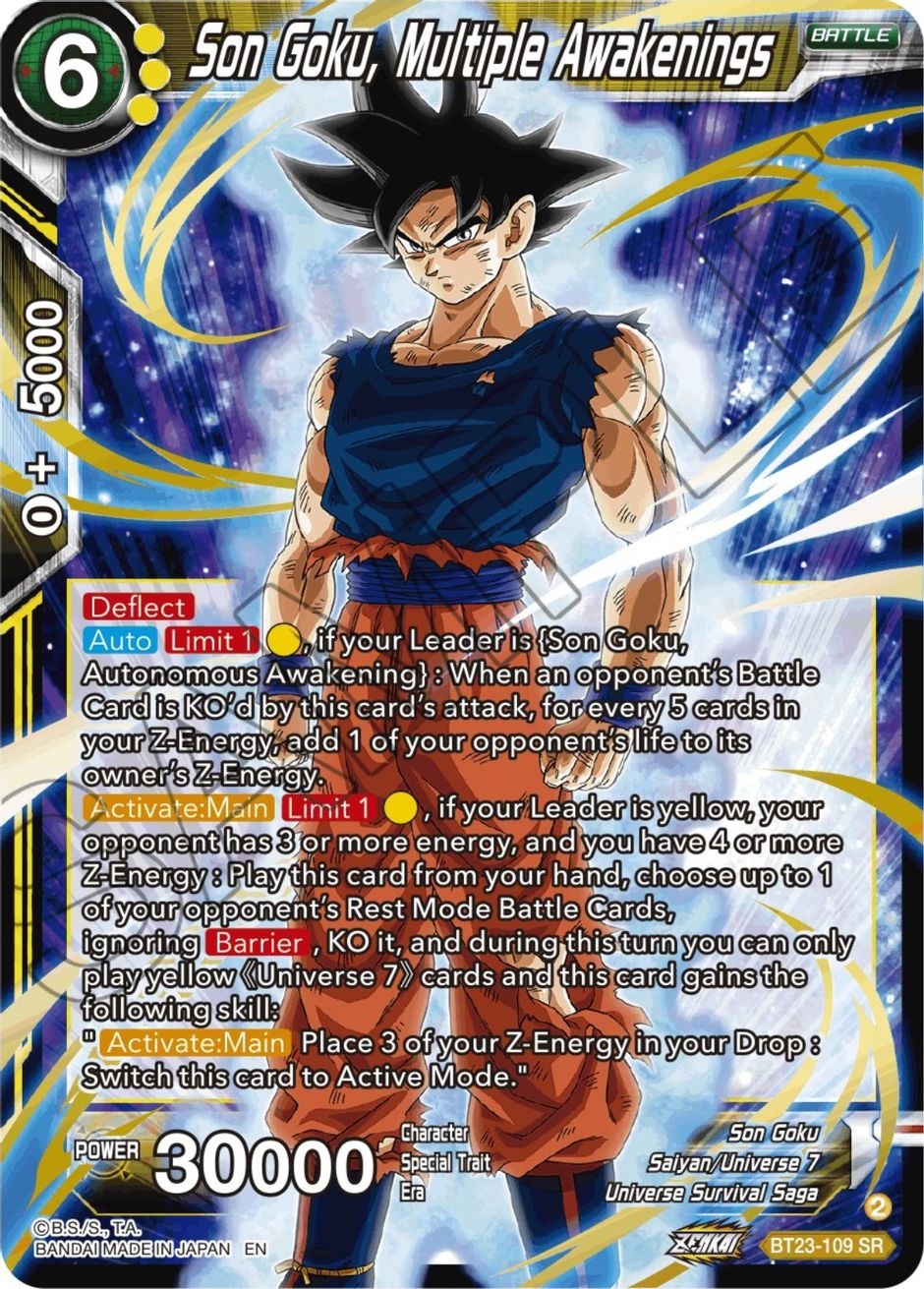 Son Goku, Multiple Awakenings - Perfect Combination - Dragon Ball Super: Masters
