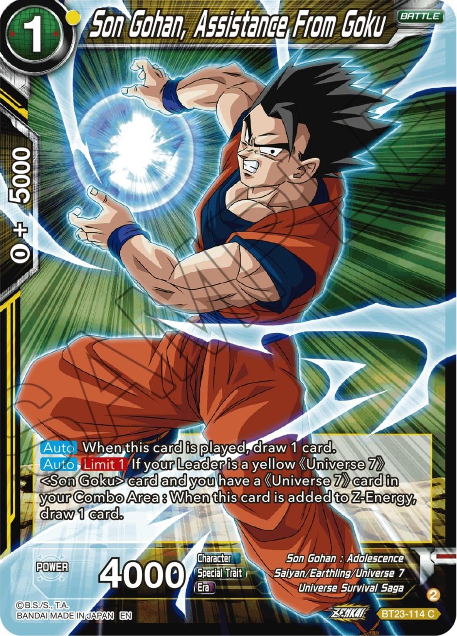 Son Gohan, Assistance From Goku - Perfect Combination - Dragon Ball Super: Masters