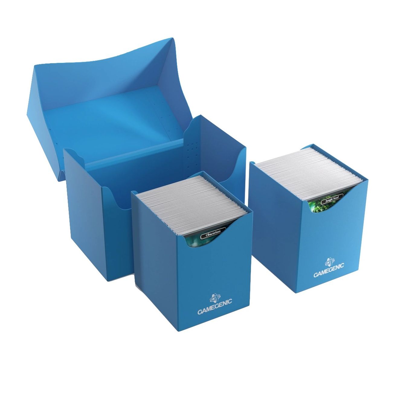 GameGenic Double Deck Holder XL - Blue (Holds 200+) - GameGenic Deck ...
