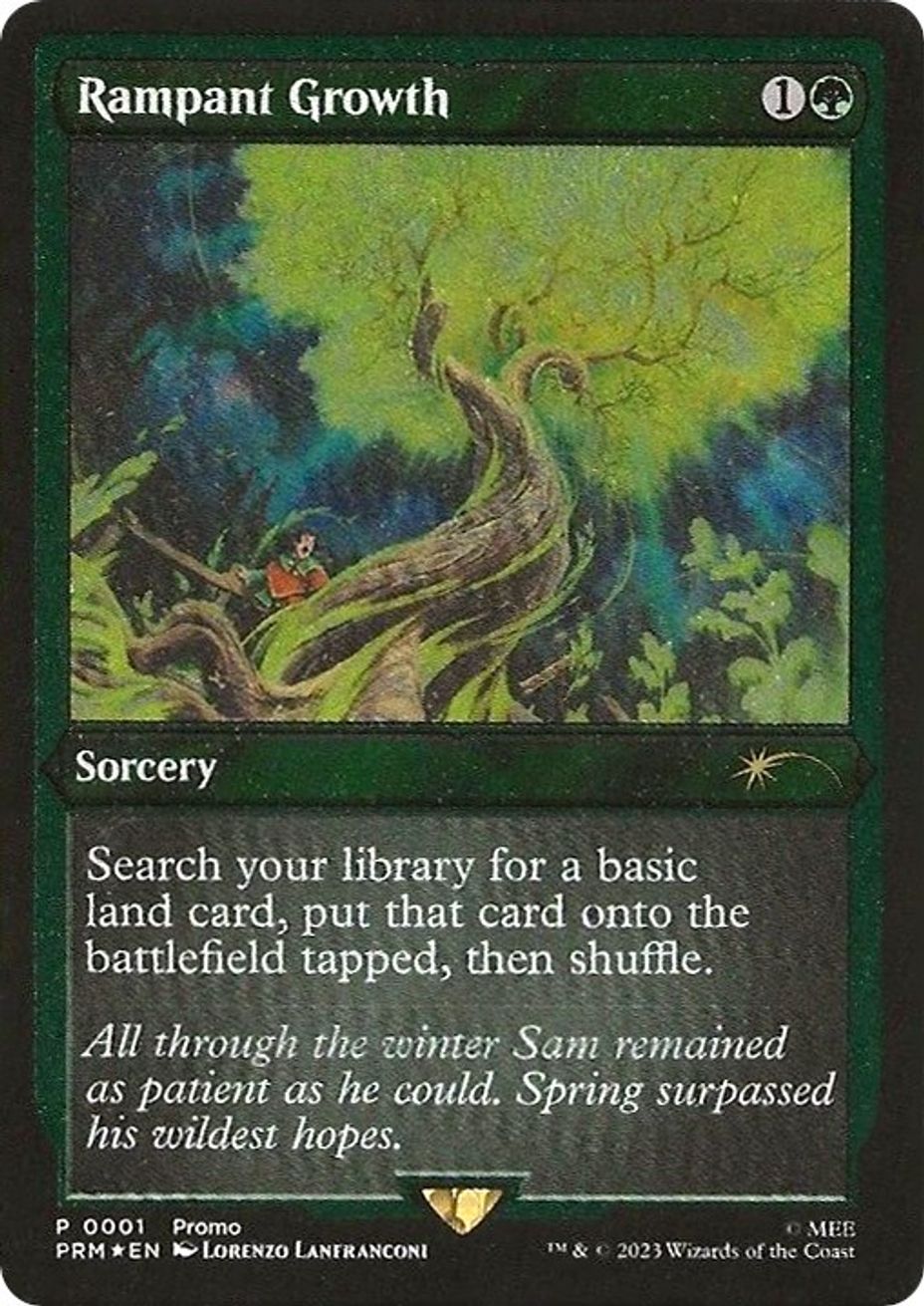 Rampant Growth (Foil Etched) - WPN & Gateway Promos - Magic: The ...