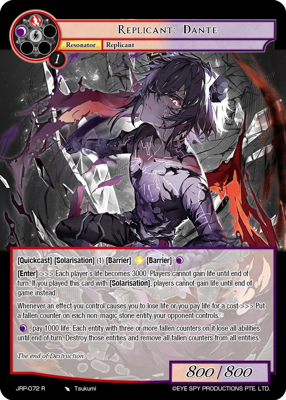 Replicant: Dante - Judgment of the Rogue Planet - Force of Will