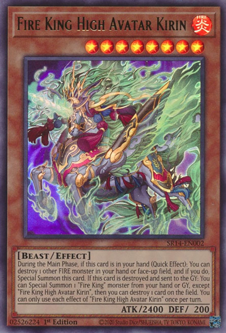 Fire King High Avatar Kirin - Structure Deck: Fire Kings - YuGiOh