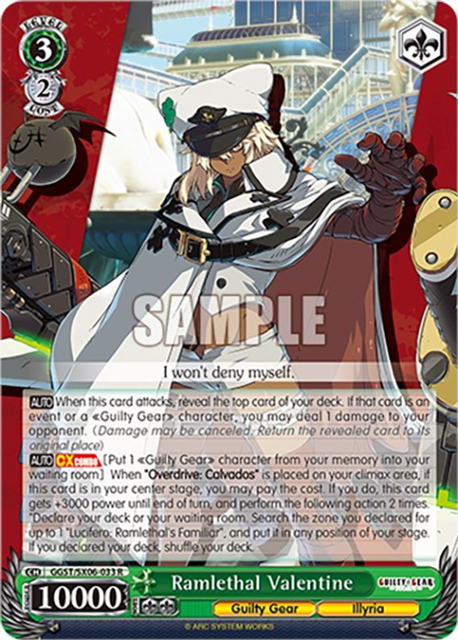 Ramlethal Valentine - Guilty Gear -Strive- - Weiss Schwarz