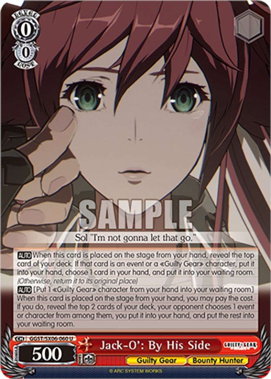 Jack-O': By His Side - Guilty Gear -Strive- - Weiss Schwarz