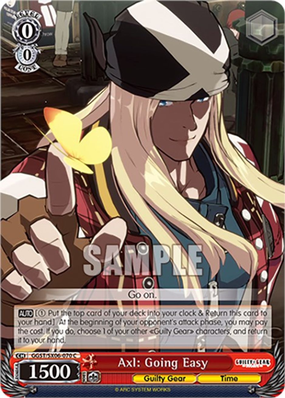 Axl: Going Easy - Guilty Gear -Strive- - Weiss Schwarz