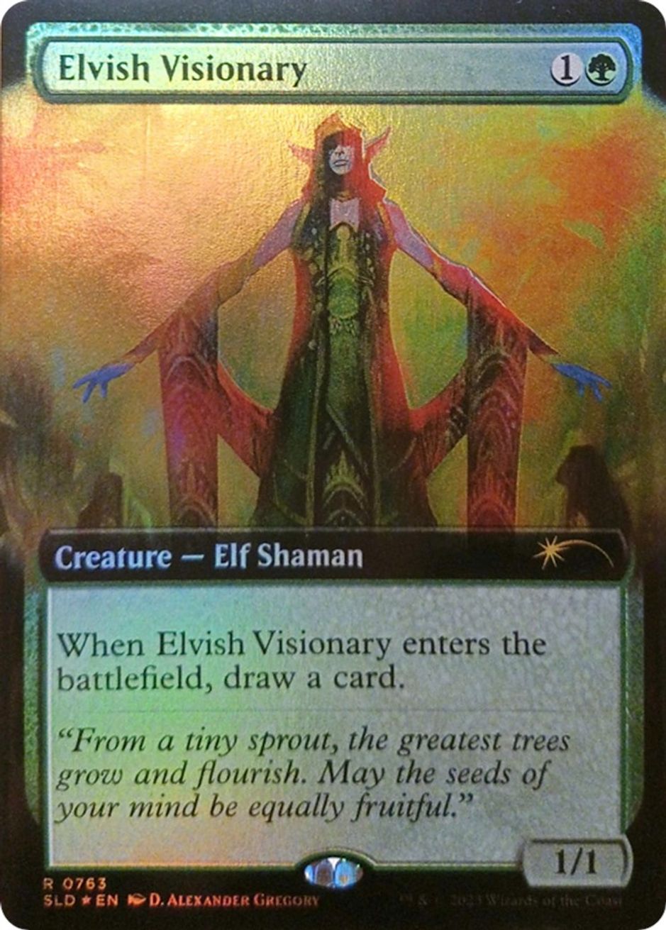 Elvish Visionary (Extended Art) - Secret Lair Drop Series - Magic: The ...