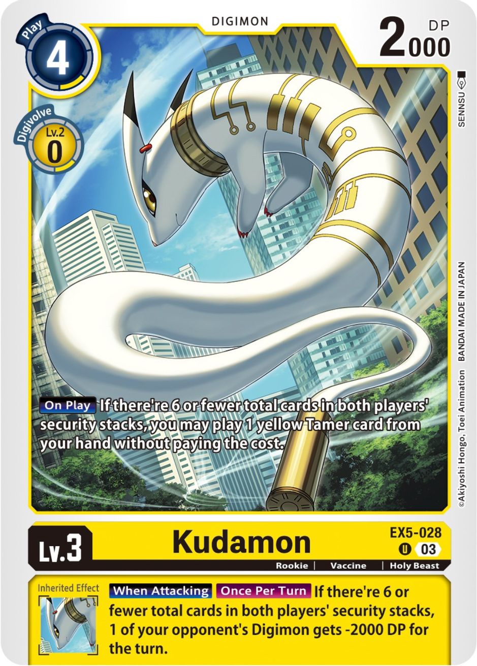 Kudamon - Animal Colosseum - Digimon Card Game
