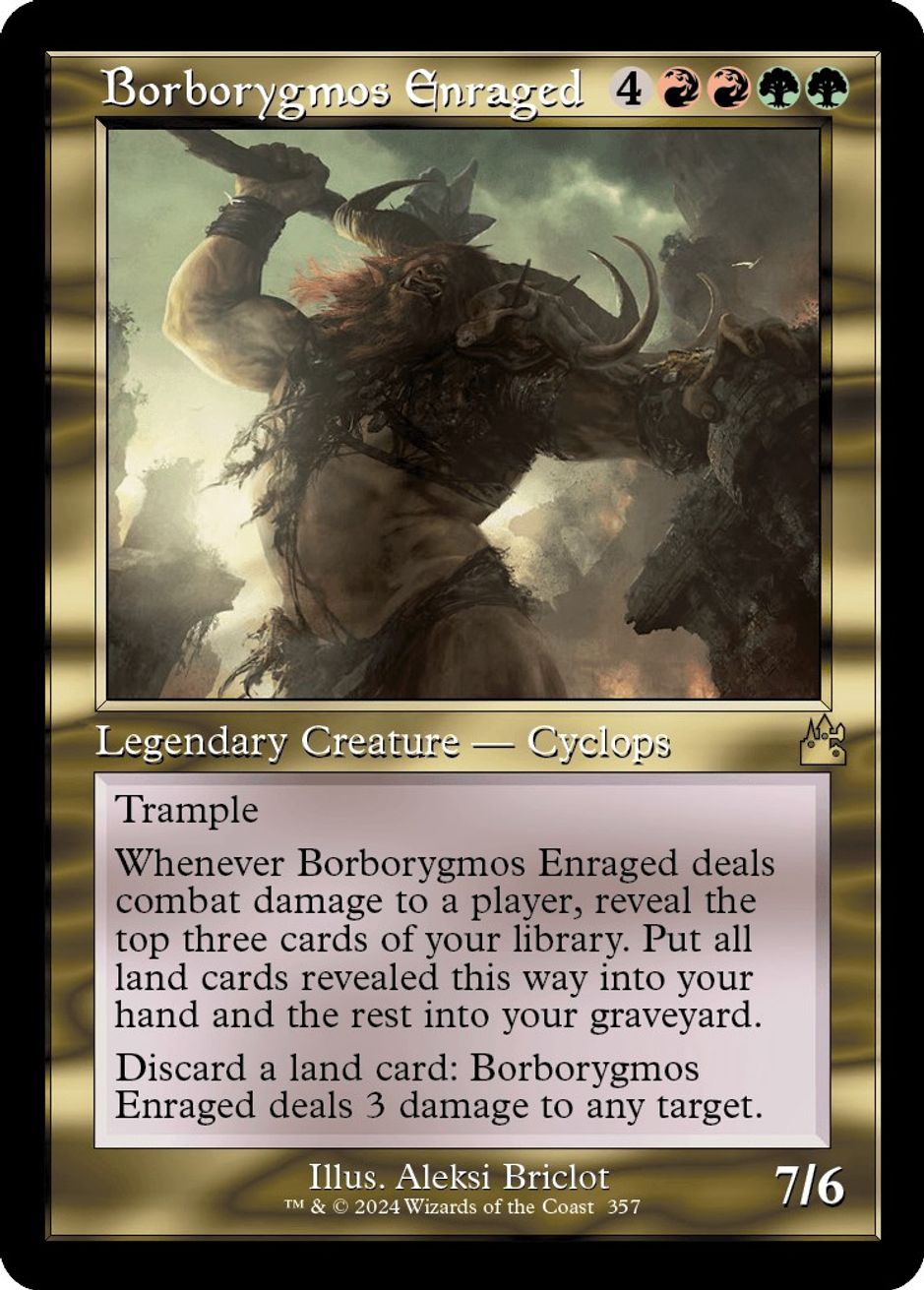 Borborygmos Enraged (Retro Frame) - Ravnica Remastered - Magic: The ...