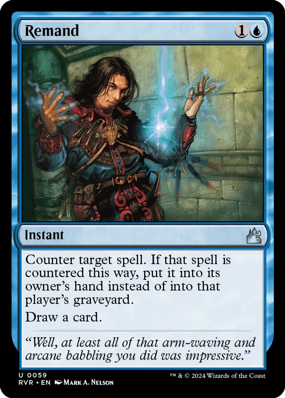 Remand - Ravnica Remastered - Magic: The Gathering