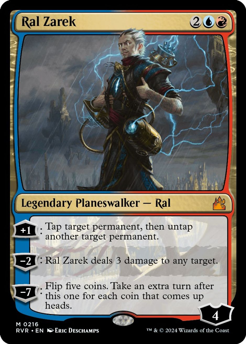 Ral Zarek - Ravnica Remastered - Magic: The Gathering
