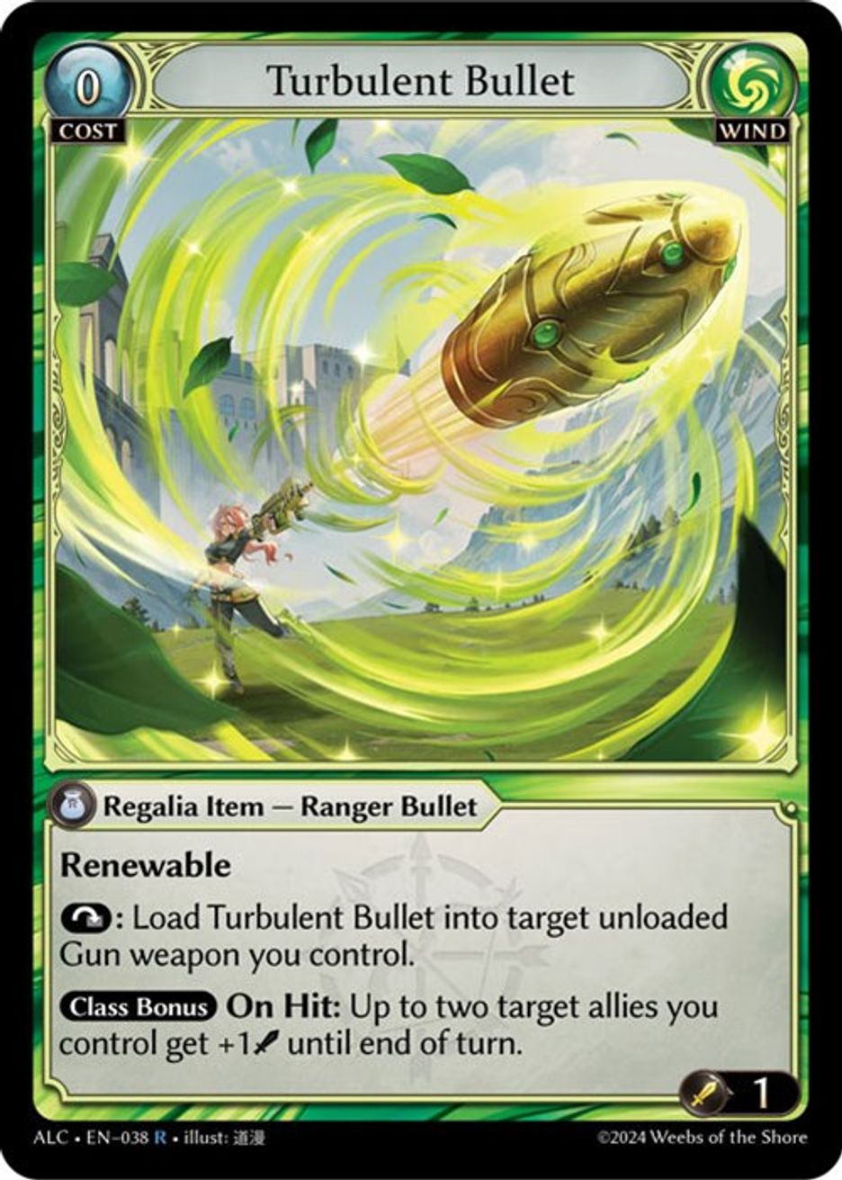 Turbulent Bullet - Alchemical Revolution - Grand Archive TCG