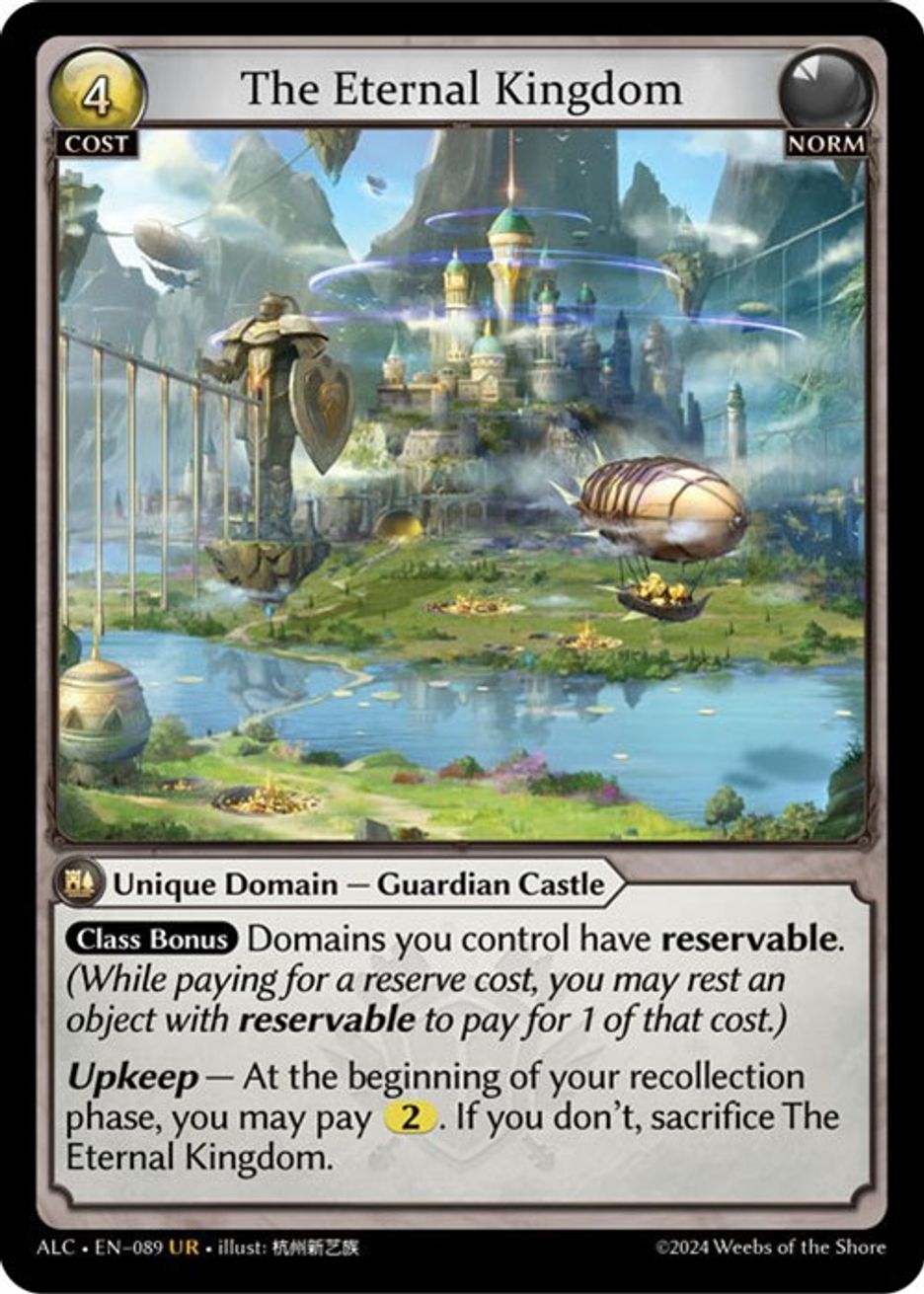 The Eternal Kingdom - Alchemical Revolution - Grand Archive TCG