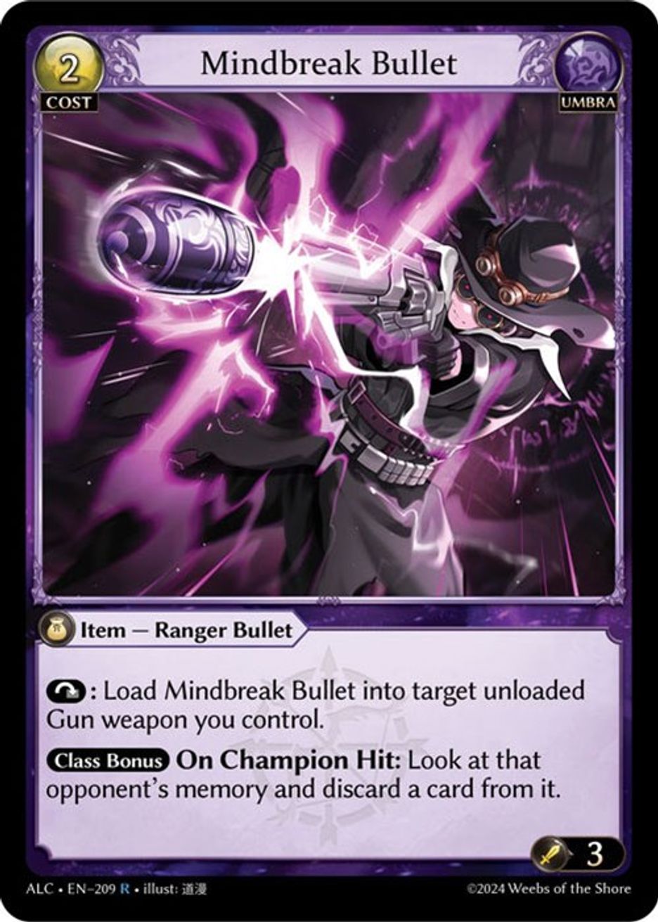Mindbreak Bullet - Alchemical Revolution - Grand Archive TCG