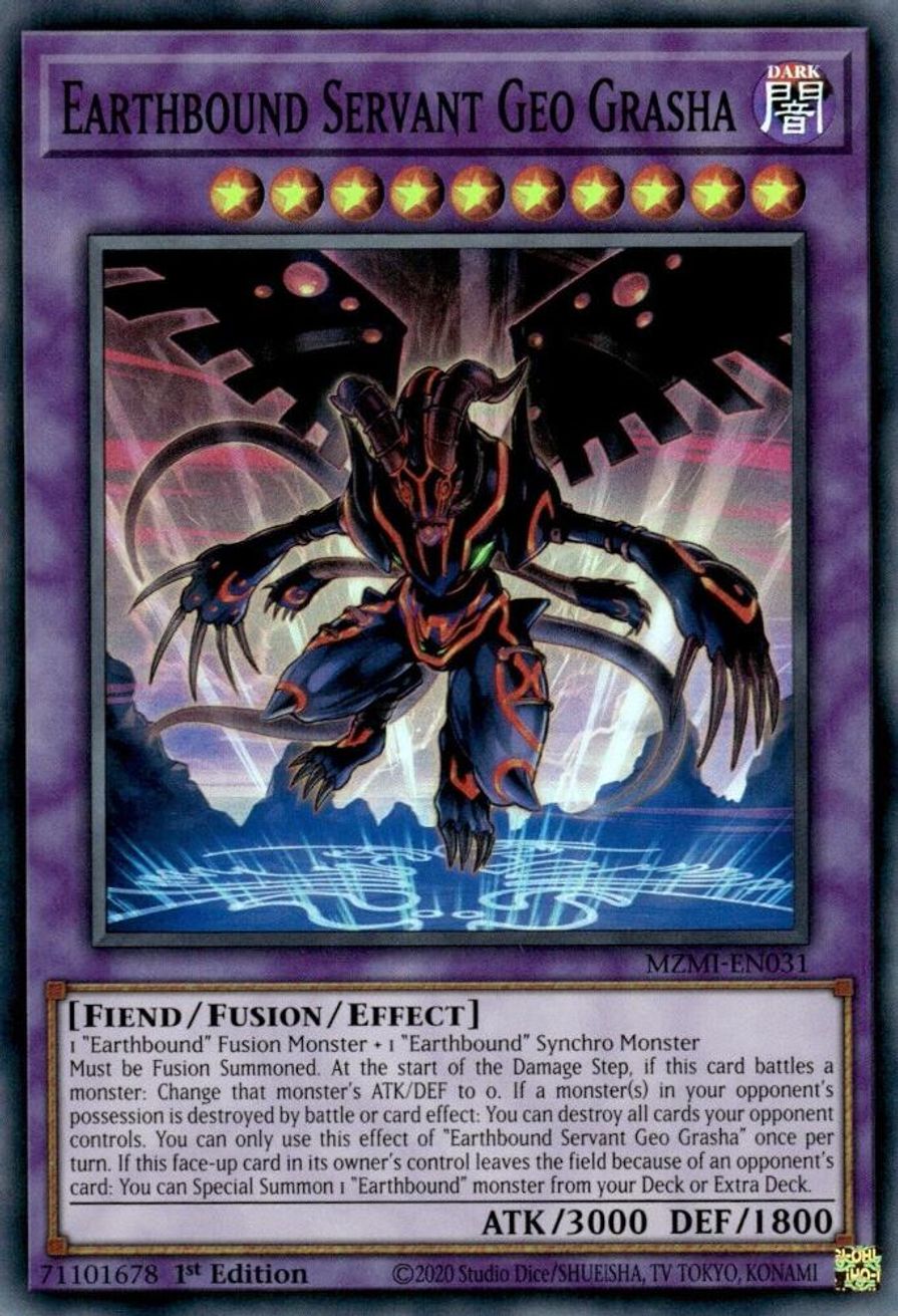 Earthbound Servant Geo Grasha - Maze of Millennia - YuGiOh
