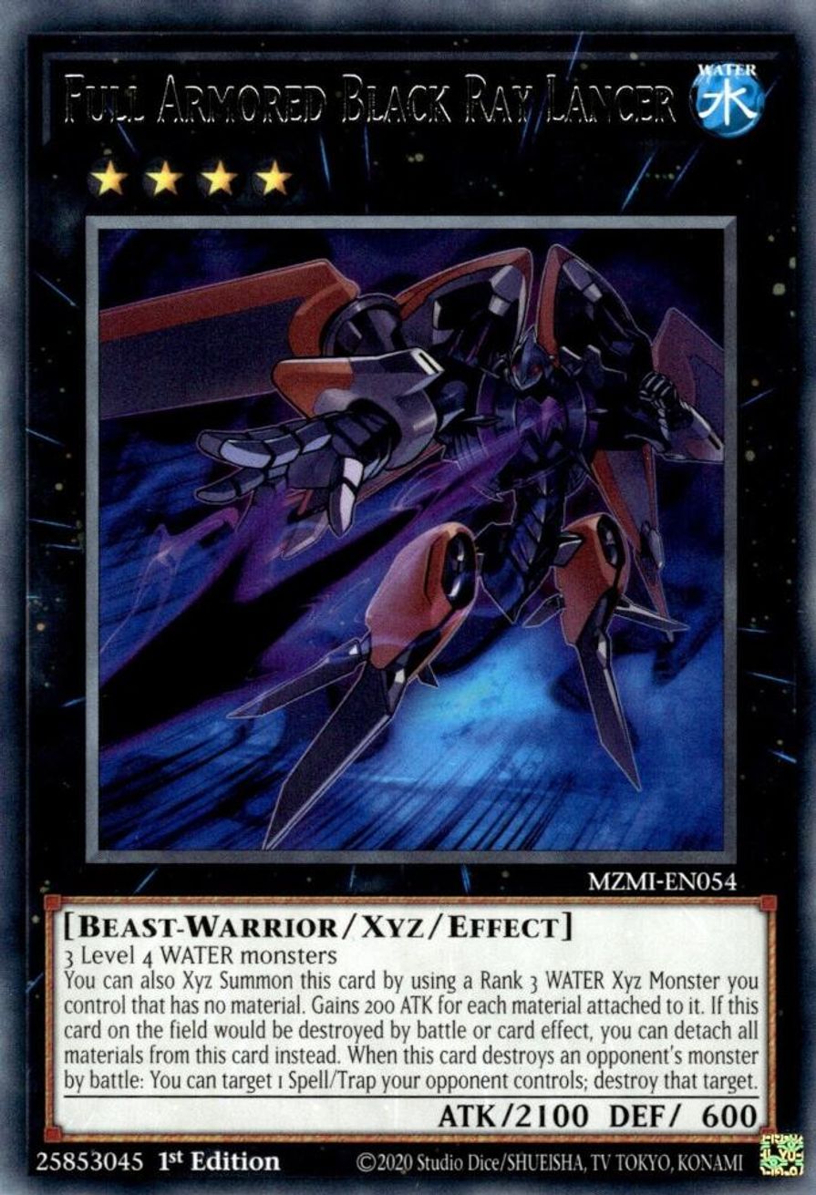 Full Armored Black Ray Lancer - Maze of Millennia - YuGiOh