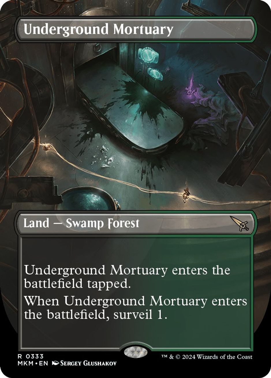 Underground Mortuary (Borderless) - Murders at Karlov Manor - Magic: The Gathering